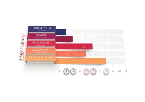 Simple Colourful Flat Chart Graph Diagram Blue Red Purple Violet Orange Yellow Bars On A