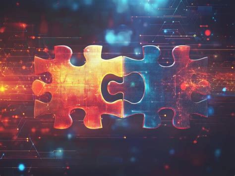 Digital Representation Of Api Integration Concept Premium Ai