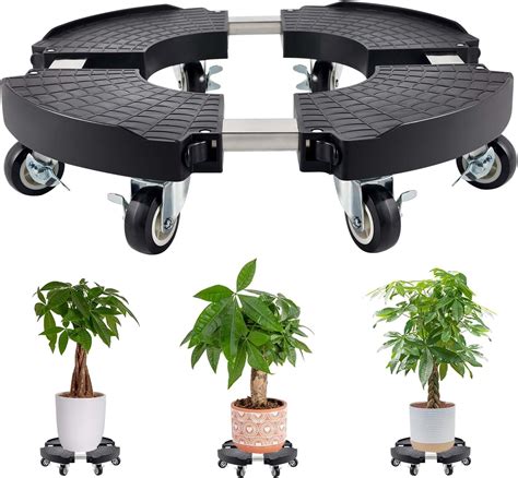 Yujiestc Plant Stand With Wheels30mm Thick Aluminum Alloy