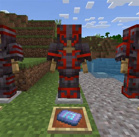 I Put All The Armour Trims Onto Netherite Armour R Minecraft