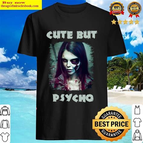 Cute But Psycho Woman Kissing Skeleton Essential Shirt