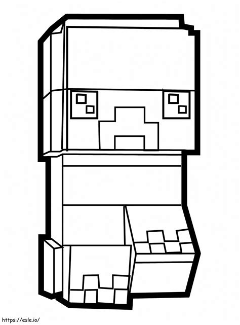 Minecraft Creeper Coloring Page