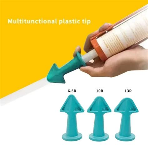 Juego De 3 Boquillas De Silicona Multifuncionales Para Sellado Raspador Herramientas Para