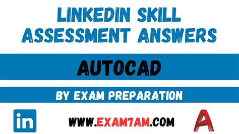autocad linkedin skill assessment answer exam preparation linkedin