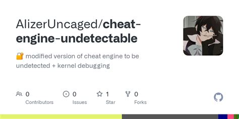 Github Alizeruncagedcheat Engine Undetectable 🔐 Modified Version Of Cheat Engine To Be