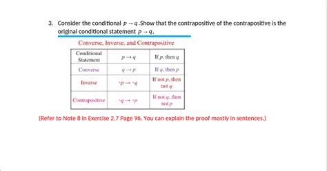 Solved Consider The Conditional Pq Show That The Chegg