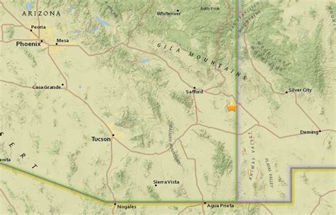 Arizona Geology More Than A Year Later Aftershocks Continue In The