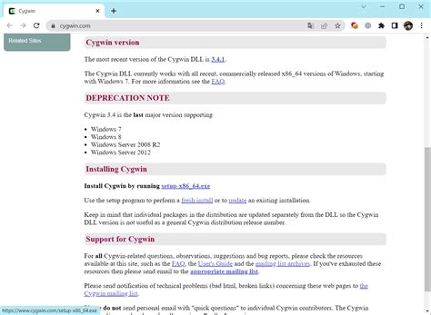 Cygwin что за программа