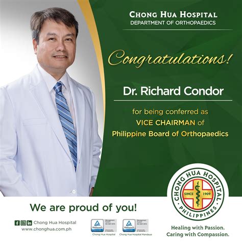 Chong Hua Hospital Congratulations Doctors Chong Hua Hospital