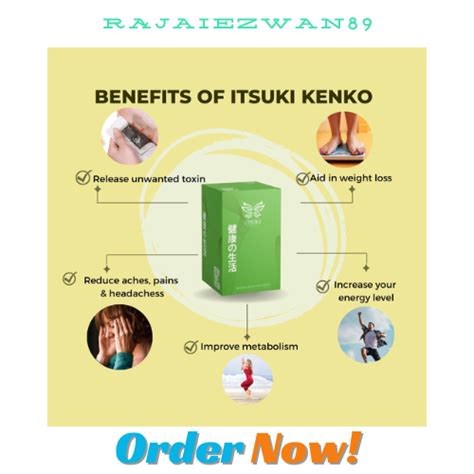 Buy 1 Free 1 100 Authentic Itsuki Kenko Cleansing And Detoxifying