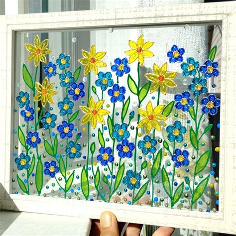 Stained Glass Window Hanging Etsy