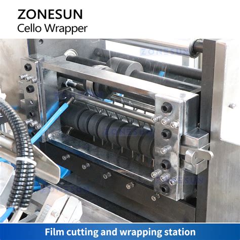 Zonesun Zs Td280 Automatic Cellophane Wrapping Machine Flow Pack Machi