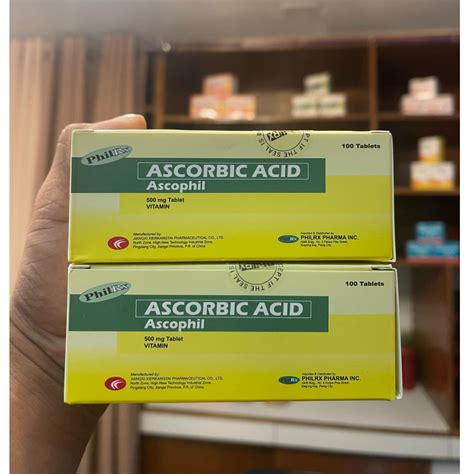 Ascophil Ascorbic Acid 500mg Tab 100s Shopee Philippines