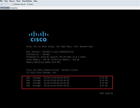 Solved Unable To Boot Ucs Blade From San Cisco Community