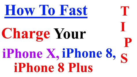 How To Fast Charge Your Iphone X 8 Or 8 Plus Tips To Activate 7 5w Qi