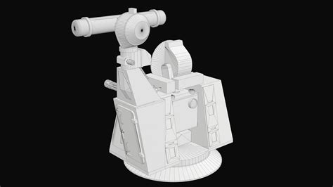3d Model Goalkeeper Ciws Naval Gun Turbosquid 2287472