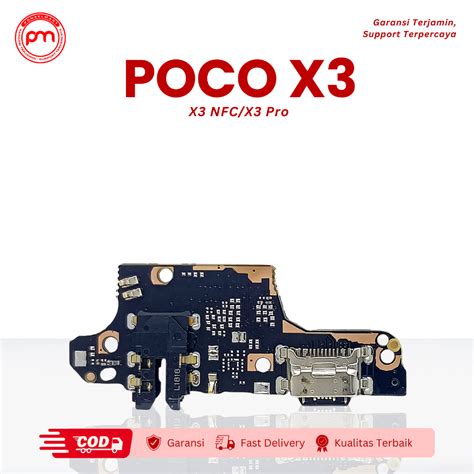 Jual UI Board Konektor Cas Xiaomi Poco X3 Connector Charger X3 NFC Papan Concas X3 Pro Shopee