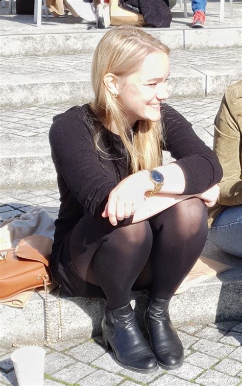 Pantyhose Street Candid Deine Nylon Bilder Galerie