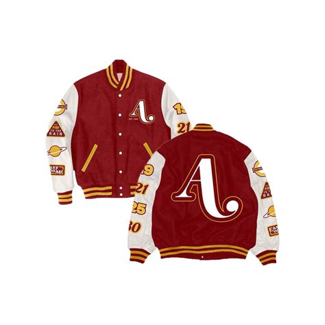 Adele Weekends With Adele Red Letterman Jacket