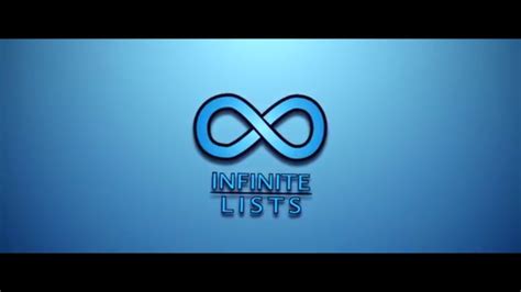 Infinite Lists Intro Youtube
