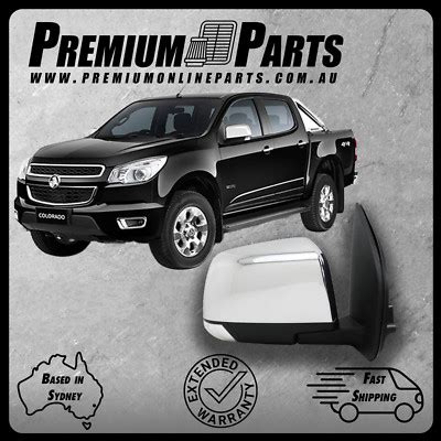 Chrome Side Door Mirror Glass Right Suits Holden Colorado Rg 2012 2016