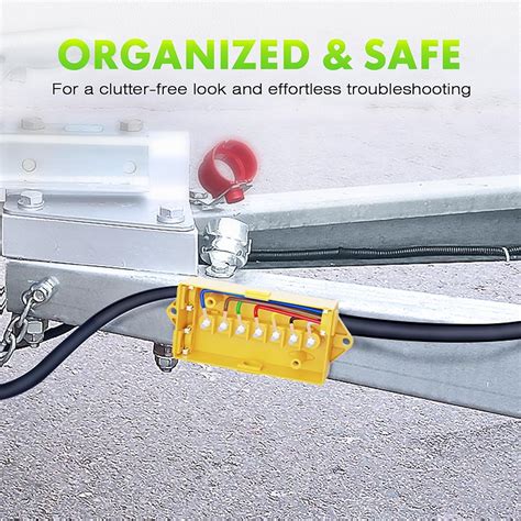 7 way trailer junction box 7 gang wire connector indonesia ubuy