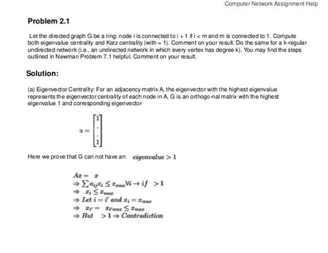 Computer Network Assignment Help Pptx