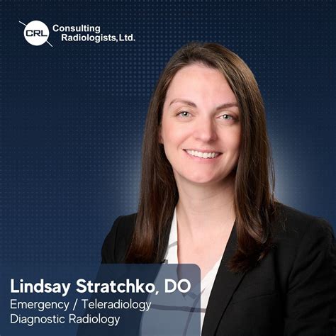 Crl Proudly Welcomes Teleradiologist Lindsay Stratchko Do