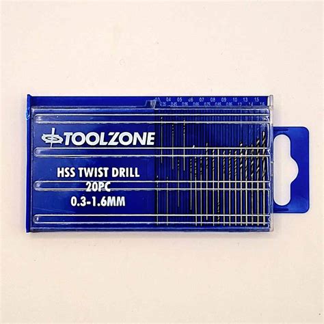 20pc Micro Precision Drills Brooks Models