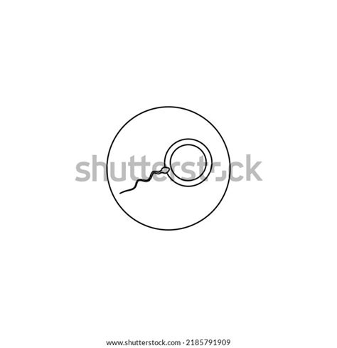 Insemination Icon Fertilization Impregnation Concept Vector Stock