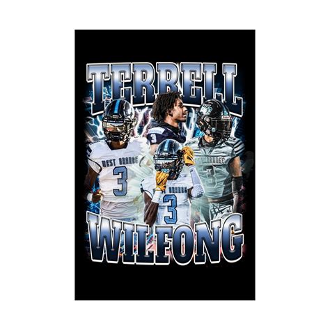 Terrell Wilfong Poster 24 X 36 Hometown Hero