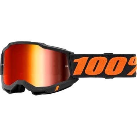 100 Accuri 2 Goggle Chicago Red Mirror Lens Motorcycles R Us
