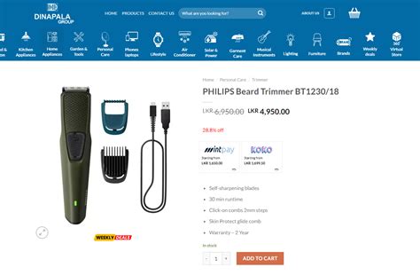 Phillips Trimmer Offer Elakiri