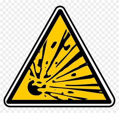 Sign Symbol Signs Symbols Danger Security Warning Clipart Explosion Danger Png Free