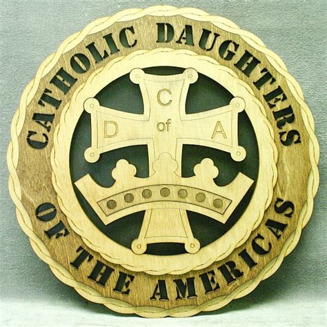 Catholic Daughters Of The Americas Wall Tribute 12 Inch Etsy
