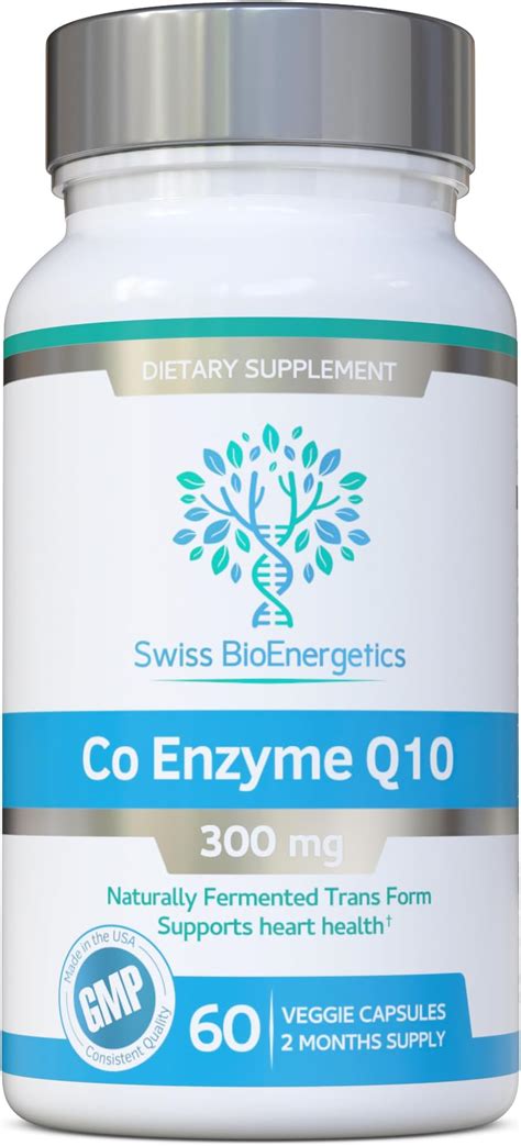 Co Enzyme Q10 Coq10 300mg 60 Capsules Superior Naturally