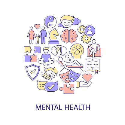Download Mental Health Abstract Anatomy Royalty Free Vector Graphic