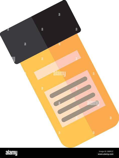 Prescription Pill Bottle Vector Illustration Stock Vector Image And Art