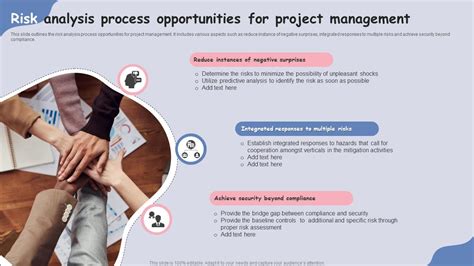 Risk Analysis Process Opportunities For Project Management Ppt Powerpoint