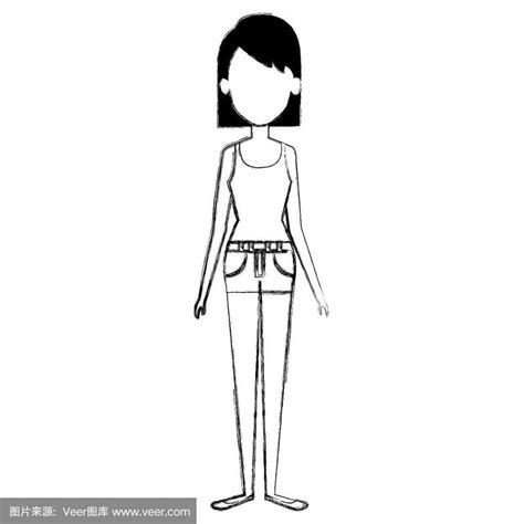 简笔画画女孩子站立的脚简单（热门11张）简笔画图片大全