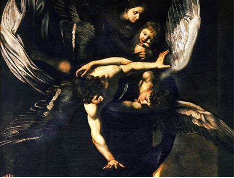 Caravaggio The Seven Works Of Mercy Detail Oil On Canvas 1607 150