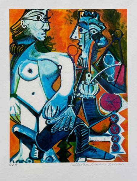 Man With Nude Woman Cjr Fine Arts And Framing