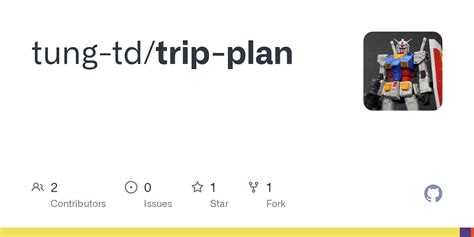 GitHub Tung Td Trip Plan