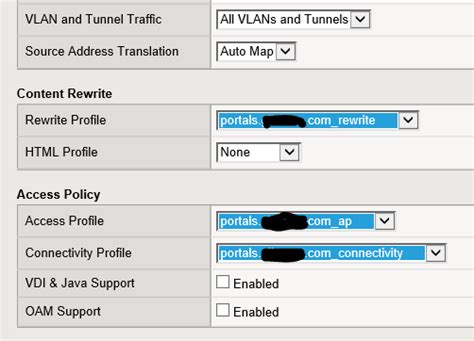 apm ap vpe to value variable to check and trigger a redirect to logon