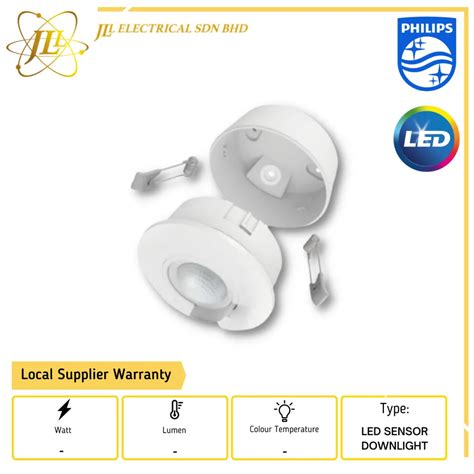 Philips Seg121 Ecoset Pir 220 240v White Wireless Sensor Downlight