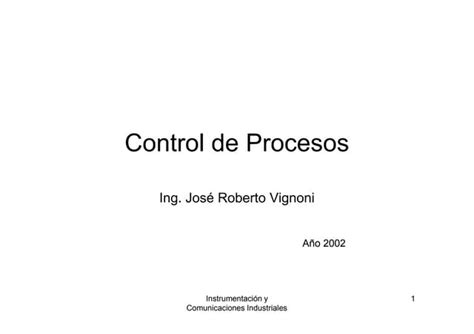 Control De Procesos Pdf