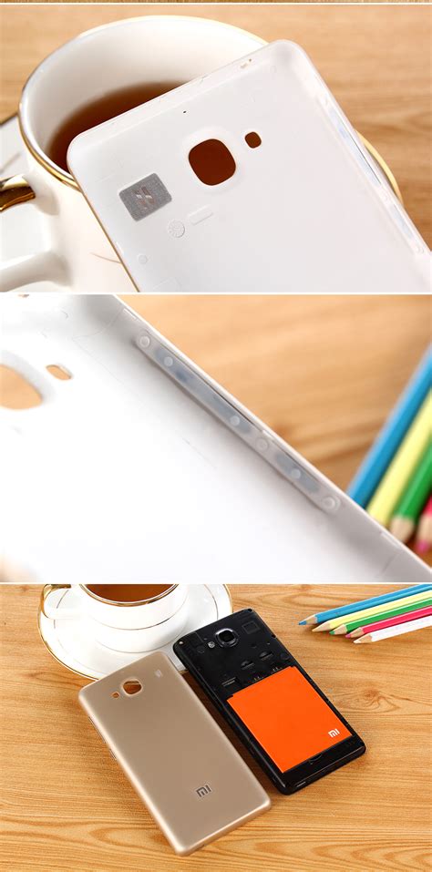 Xiaomi Redmi 2 Matte Candy Color Back Cover Case Sturdy