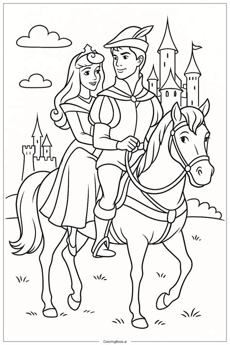 Dibujos Para Colorear Princesas La Bella Durmiente Color Aurora