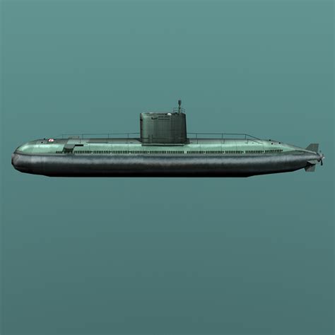 3d North Sinpo Class Submarine Turbosquid 1187519