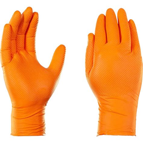 Orange Nitrile Grip Gloves At Saul Carroll Blog